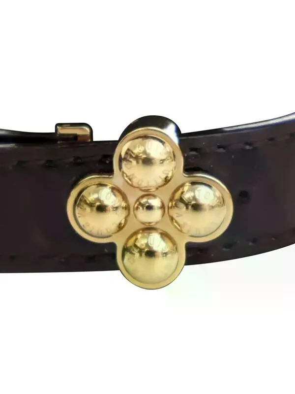 LOUIS VUITTON 2009 Monogram Vernis Bloom It Bracelet - Brown