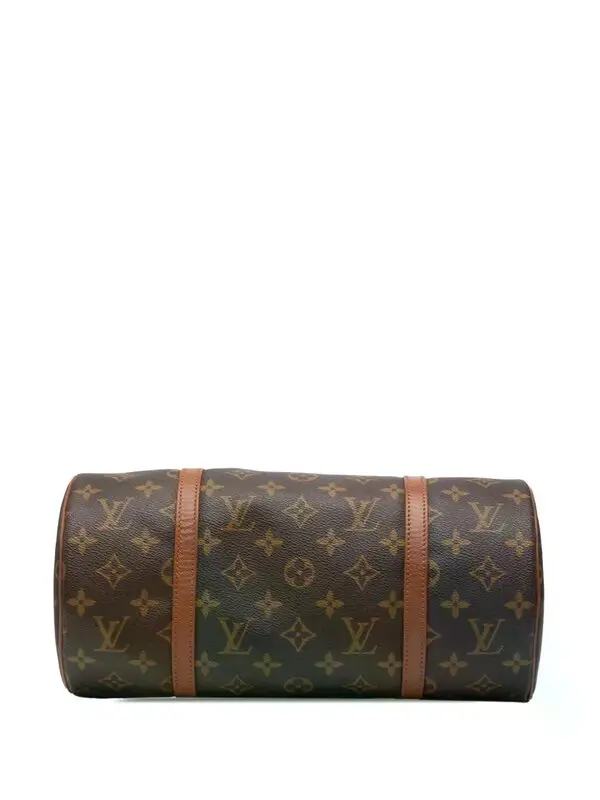 LOUIS VUITTON 1991 Monogram Papillon 30 Handbag - Brown