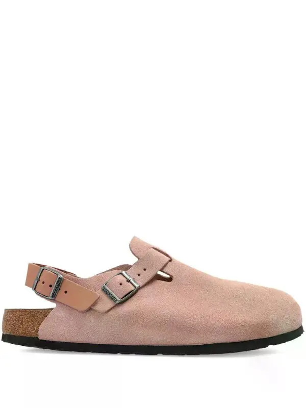 BIRKENSTOCK Tokio Suede Clogs - Pink