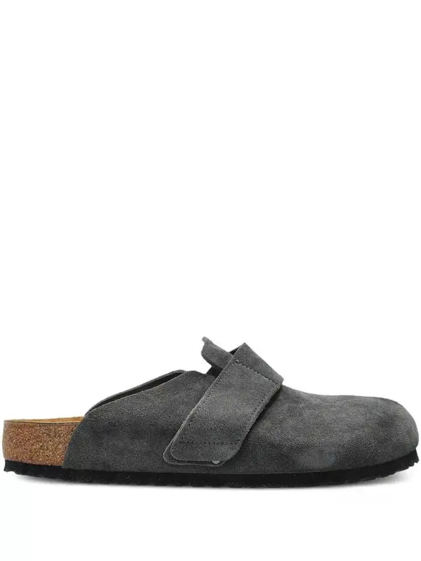 BIRKENSTOCK Loma Suede Mules - Grey