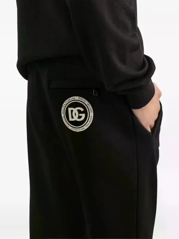 Dolce & Gabbana Drawstring Logo Trousers