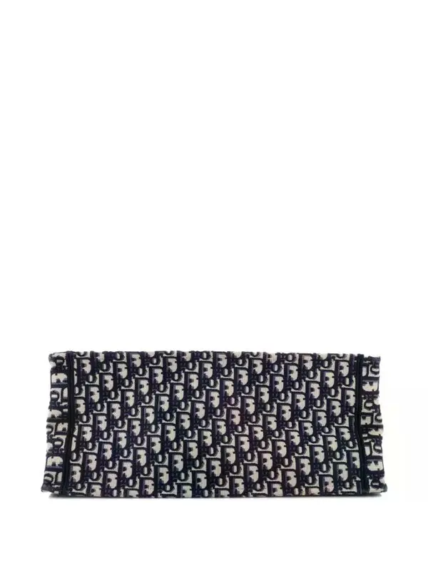 Dior Oblique Canvas Large Tote Bag - Blue