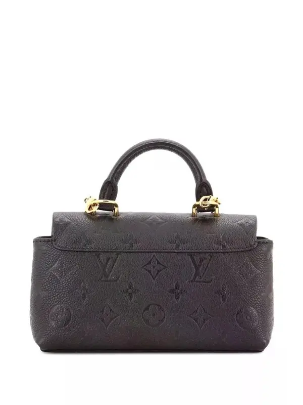 LOUIS VUITTON Madeleine Handbag Monogram Empreinte Leather Nano Satchel - Black