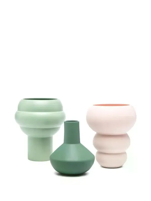 THE CONRAN SHOP Stacked Spheres Vases Set - Green