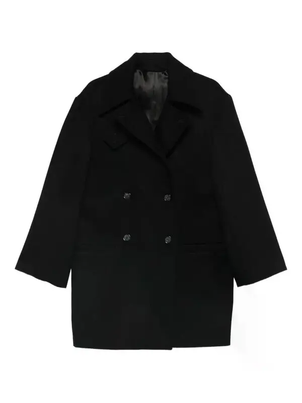 TOTEME Broad Double-breasted Pea Coat