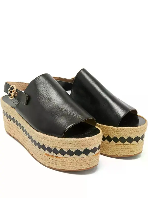 Tory Burch Leather Espadrilles