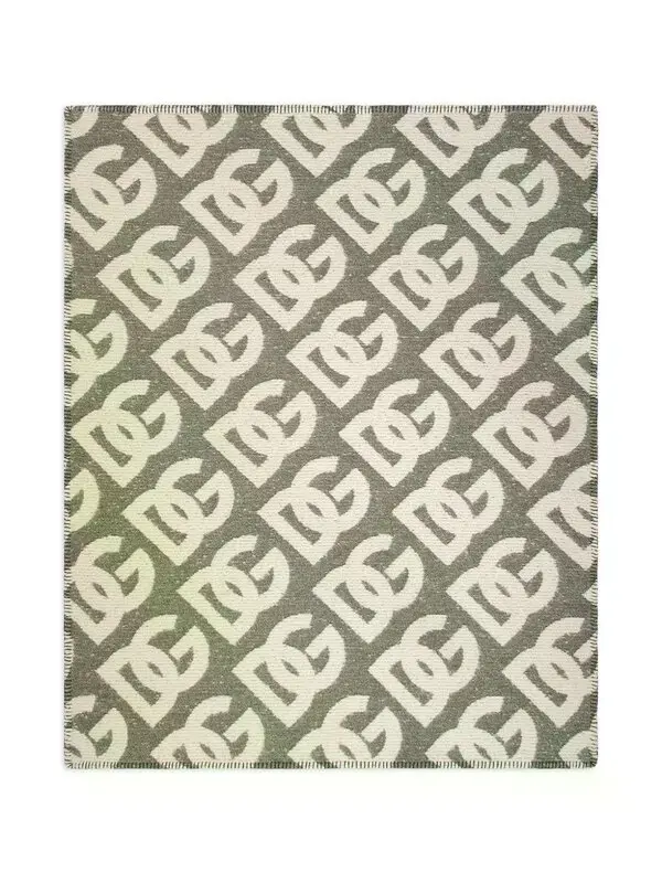 Dolce & Gabbana Logo-pattern Blanket