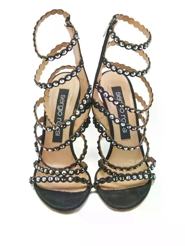 SERGIO ROSSI Crystal-embellished Sandals