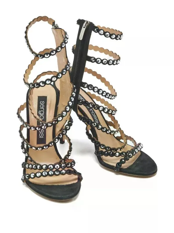 SERGIO ROSSI Crystal-embellished Sandals