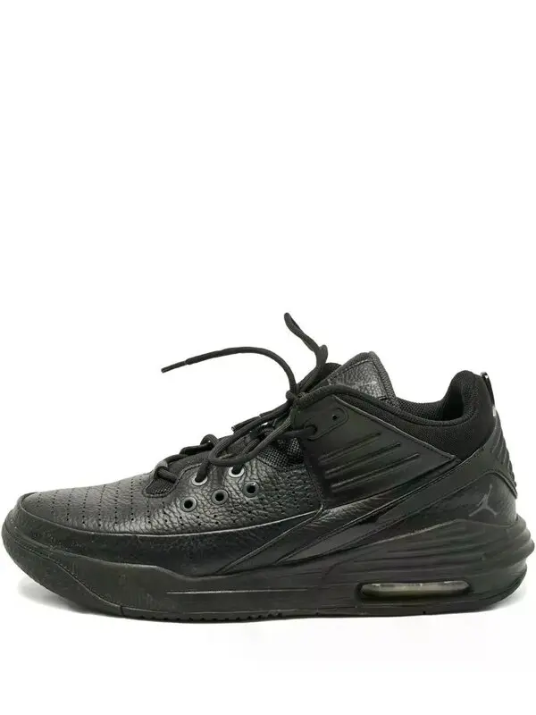 JORDAN Air 1 Retro High Leather Sneakers - Black