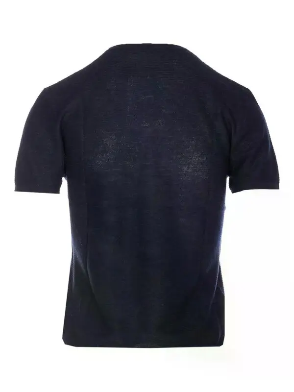 LISA YANG Ira Crew-neck Short-sleeve T-shirt - Blue