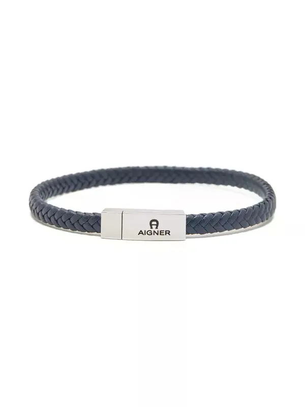 AIGNER Leather Bracelet - Blue