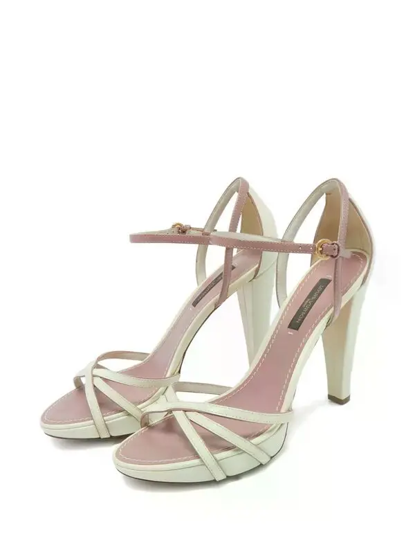 LOUIS VUITTON Ankle-strap Heeled Sandals
