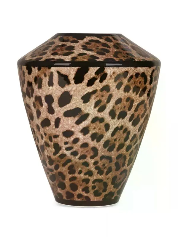Dolce & Gabbana Large Leopard-print Amphora Vase