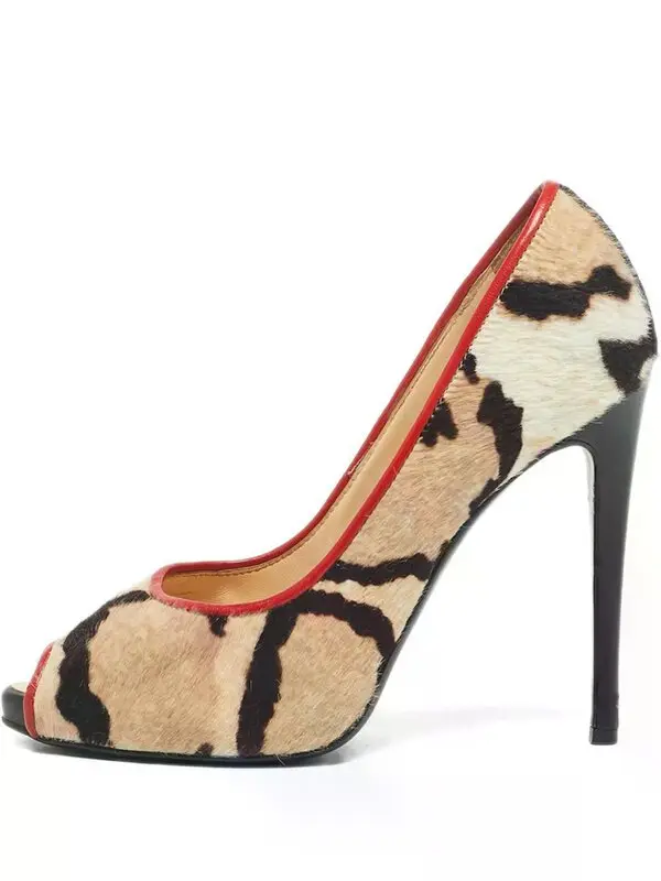 GIUSEPPE ZANOTTI Leopard-print Stiletto Pumps - Neutrals