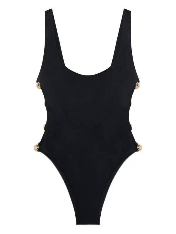 Simkhai Mona Scoop-neck One Piece Swimsuit - Black