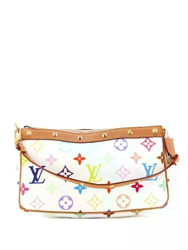 LOUIS VUITTON Pochette Accessoires Monogram Multicolor Clutch - Multicolour