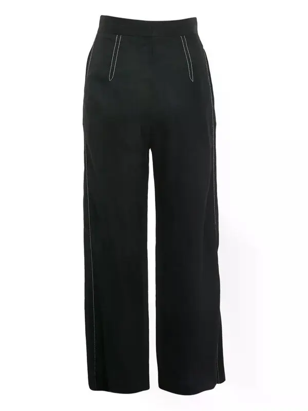 Sandro Contrast-stitch Trousers