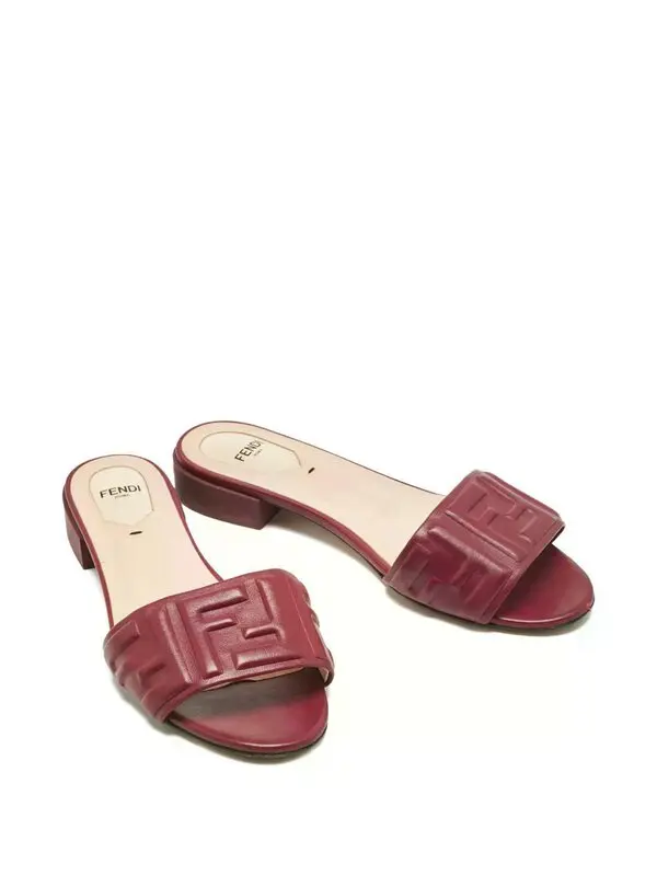 Fendi Ff-detail Flat Slides