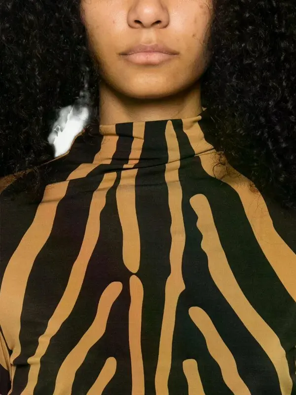 FERRAGAMO Zebra Print Top