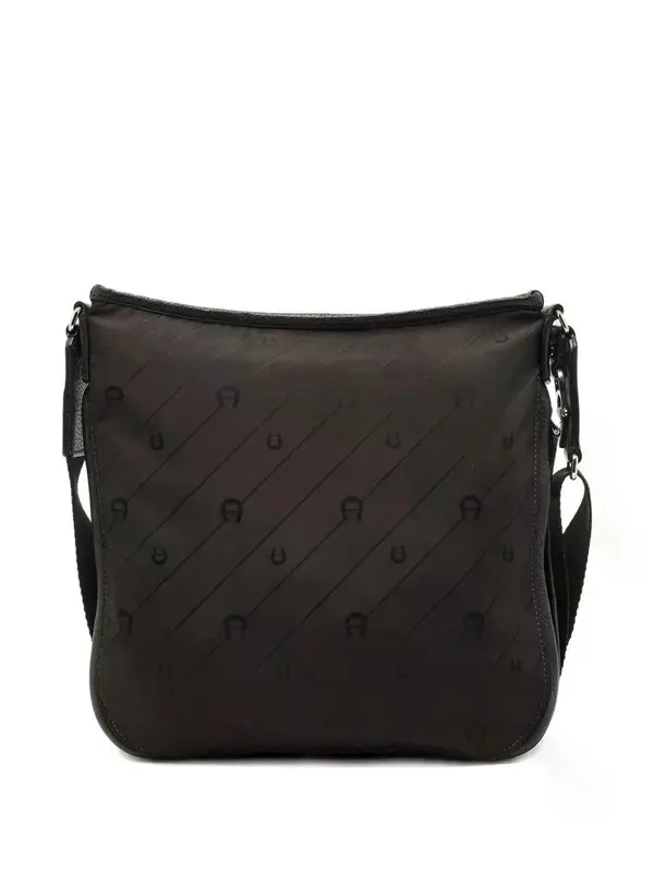 AIGNER Monogram Messenger Bag