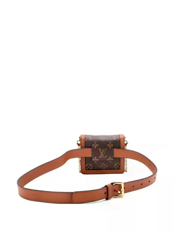 LOUIS VUITTON Dauphine Bumbag Reverse Monogram Canvas Bb Belt Bag - Brown