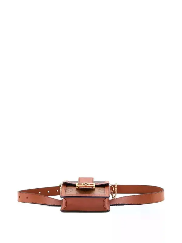 LOUIS VUITTON Dauphine Bumbag Reverse Monogram Canvas Bb Belt Bag - Brown