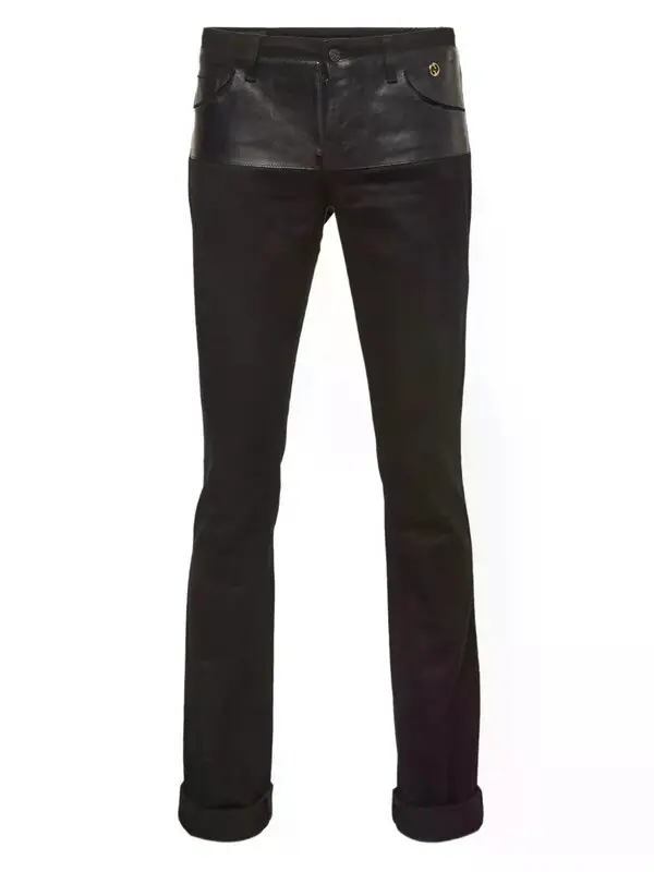 Gucci Leather-trimmed Trousers