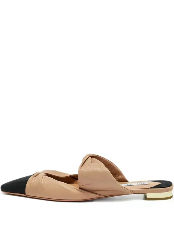 AQUAZZURA Twist-cap-toe Mules