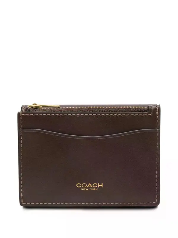 COACH Logo-plaque Fold Wallet