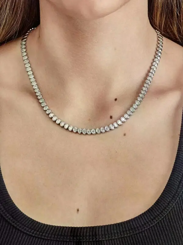 JEWELS AFICIONADO Diamond Tennis Necklace