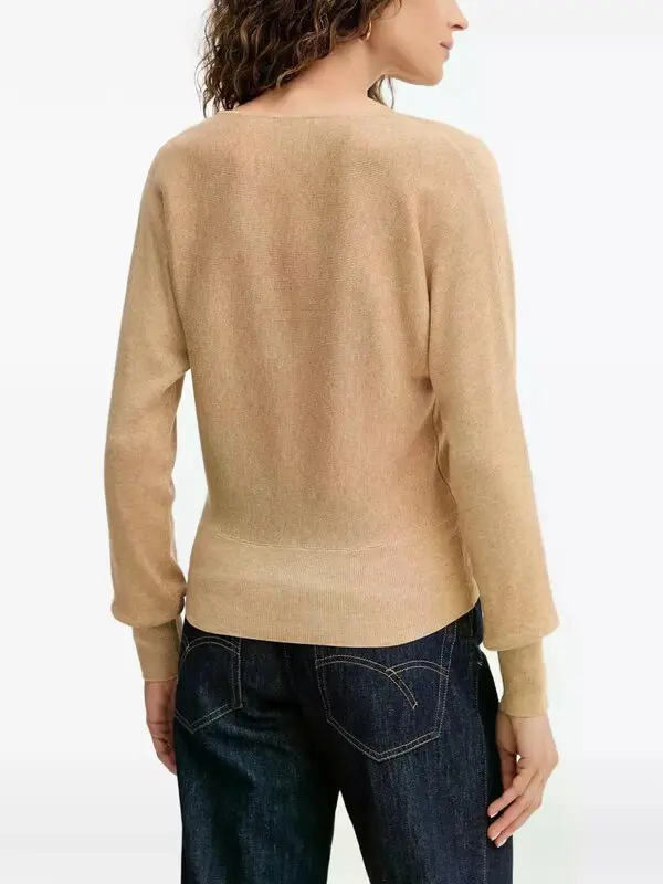 FRACOMINA V-neck Buckle Sweater