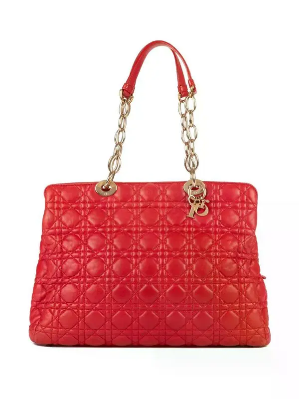 Dior Quilted Chain Tote Bag