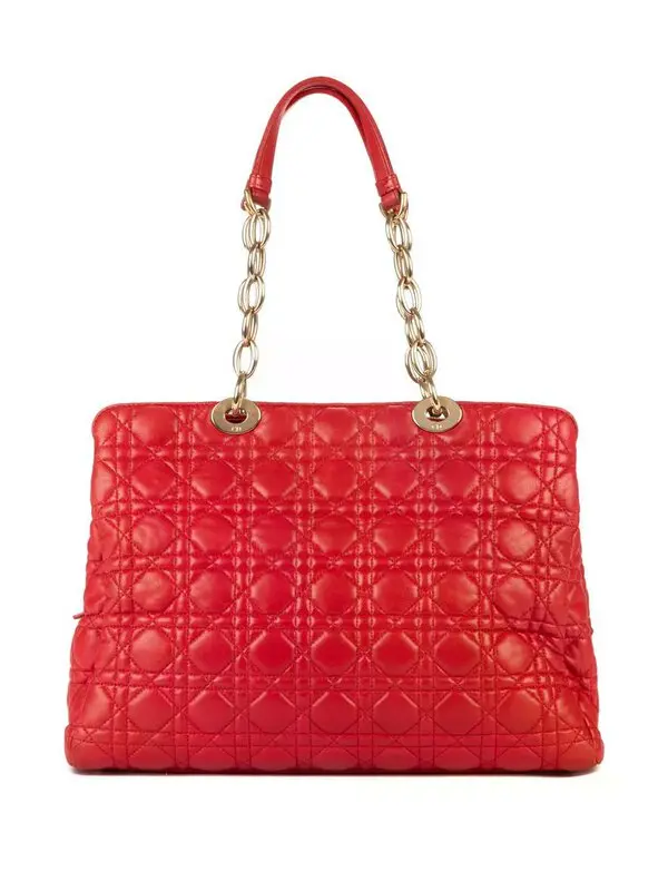 Dior Quilted Chain Tote Bag