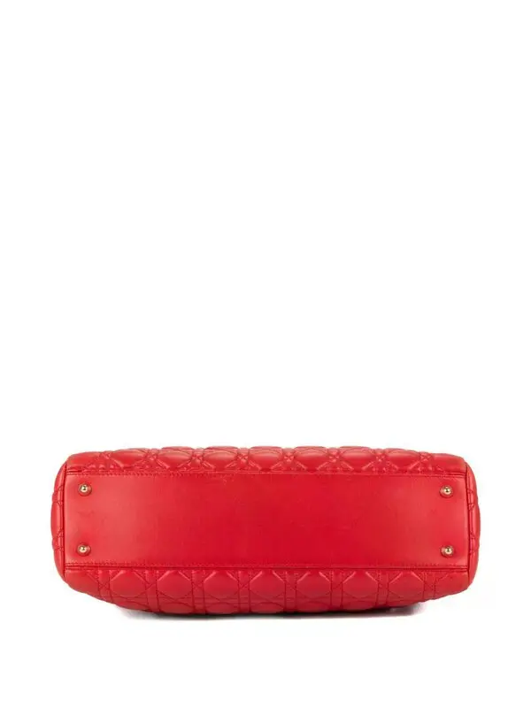 Dior Quilted Chain Tote Bag