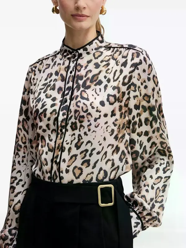 FRACOMINA Animal-print Blouse