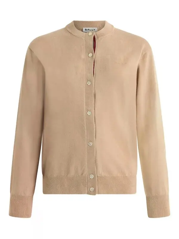 Bally Button Round-neck Cardigan