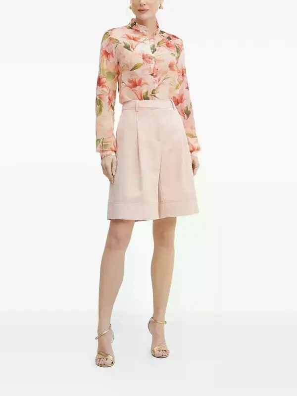 FRACOMINA Floral-print Buttoned Top