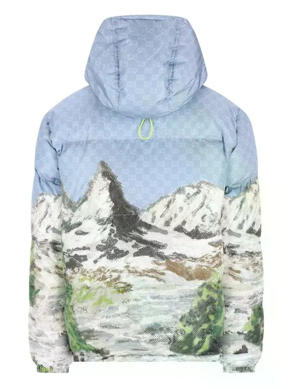Gucci Alpine Landscape Gg Motif Jacket