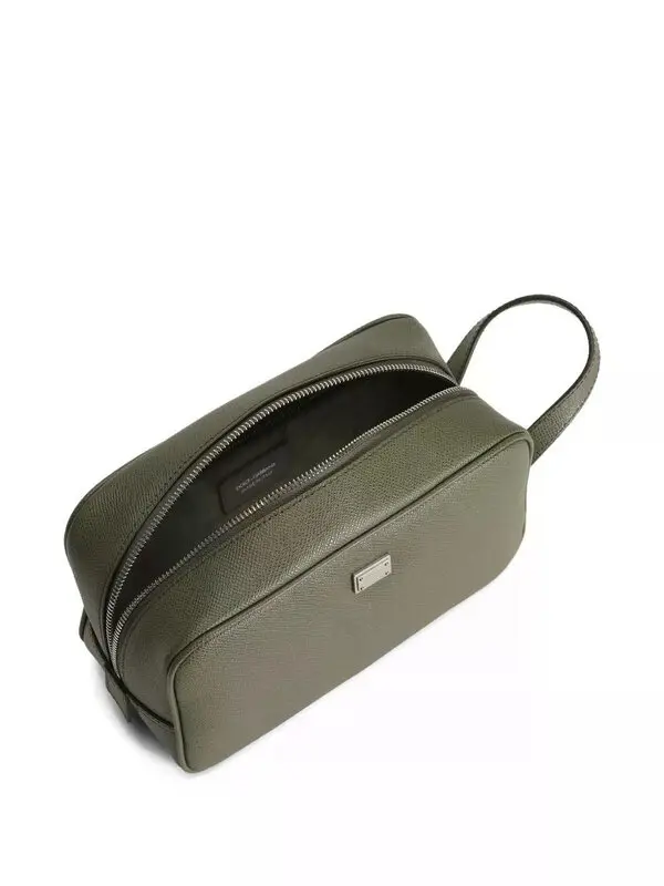Dolce & Gabbana Logo-plaque Clutch - Green