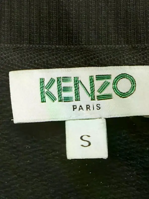 Kenzo Logo-detail Side-zip Sweatshirt