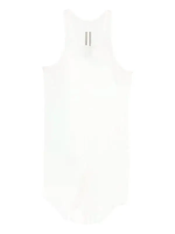 Rick Owens Basic Rib Tank Top - White