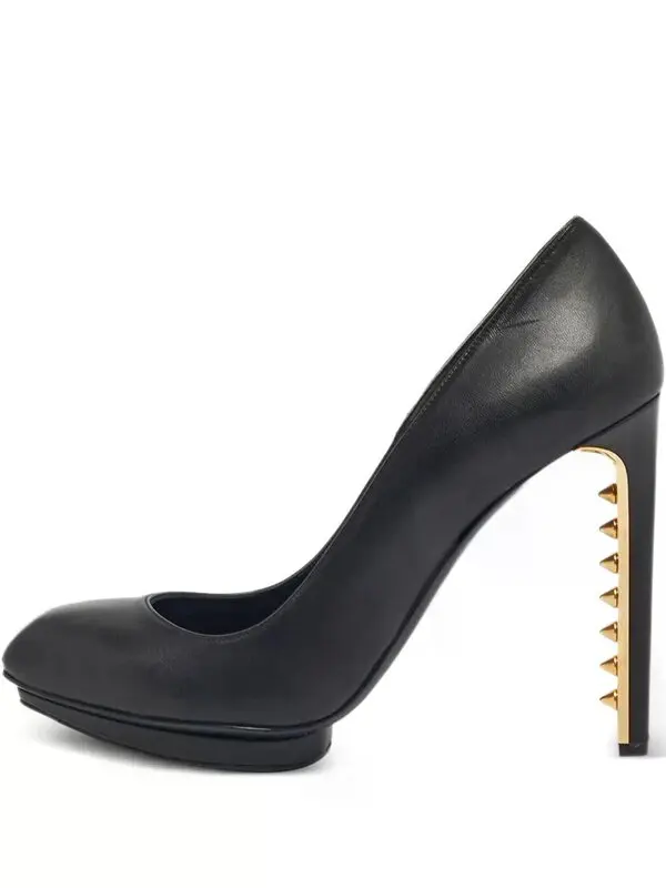 Alexander McQueen Leather Spike-heel Pumps