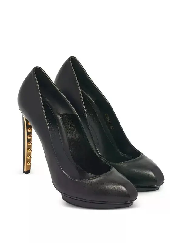 Alexander McQueen Leather Spike-heel Pumps