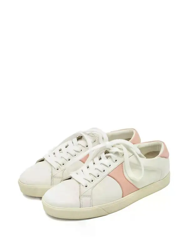 Celine Triomphe Leather Sneakers