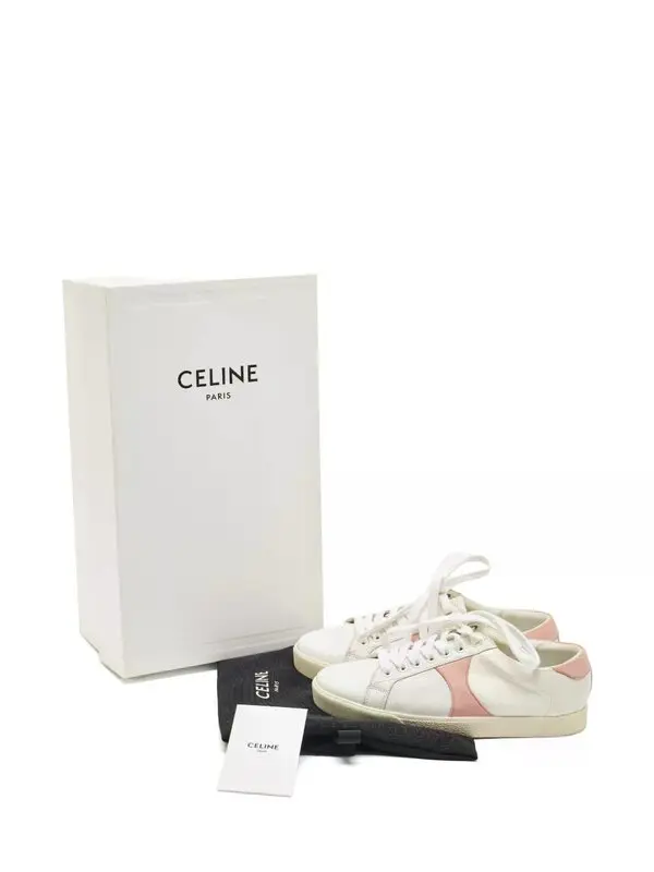 Celine Triomphe Leather Sneakers