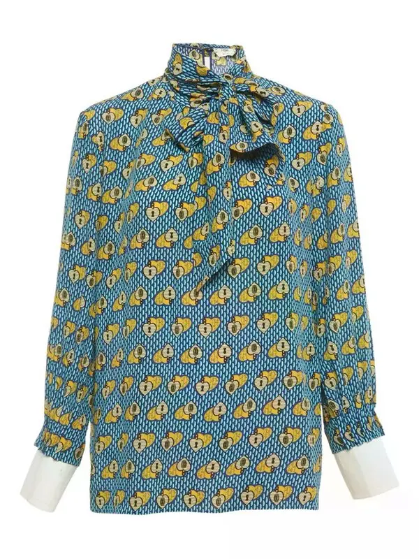 Fendi Heart-lock Print Top