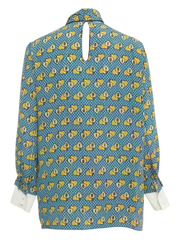 Fendi Heart-lock Print Top