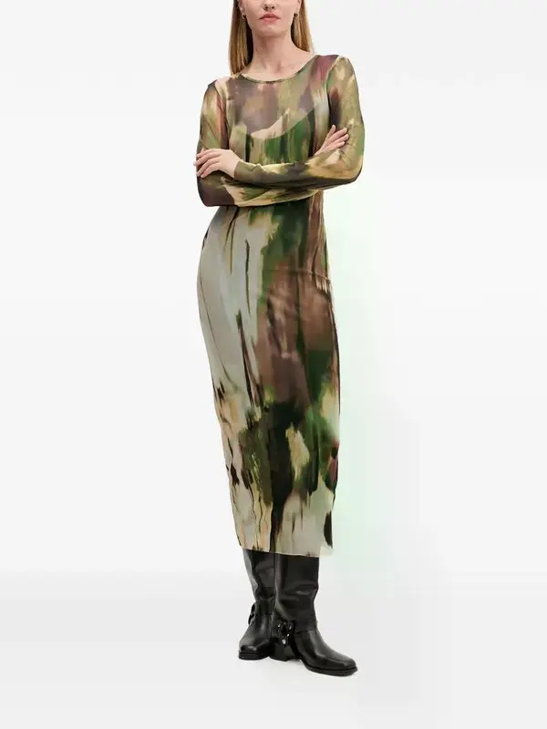 Desigual Long-sleeve Maxi Dress