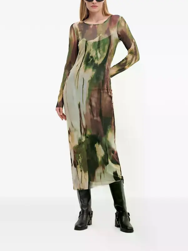 Desigual Long-sleeve Maxi Dress
